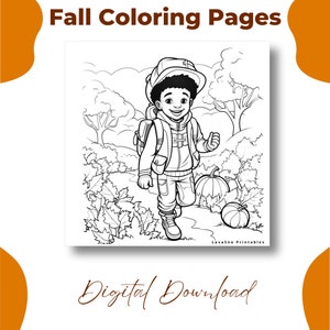 African American Fall Coloring Pages, Black Women, Afro Kids, Black ...