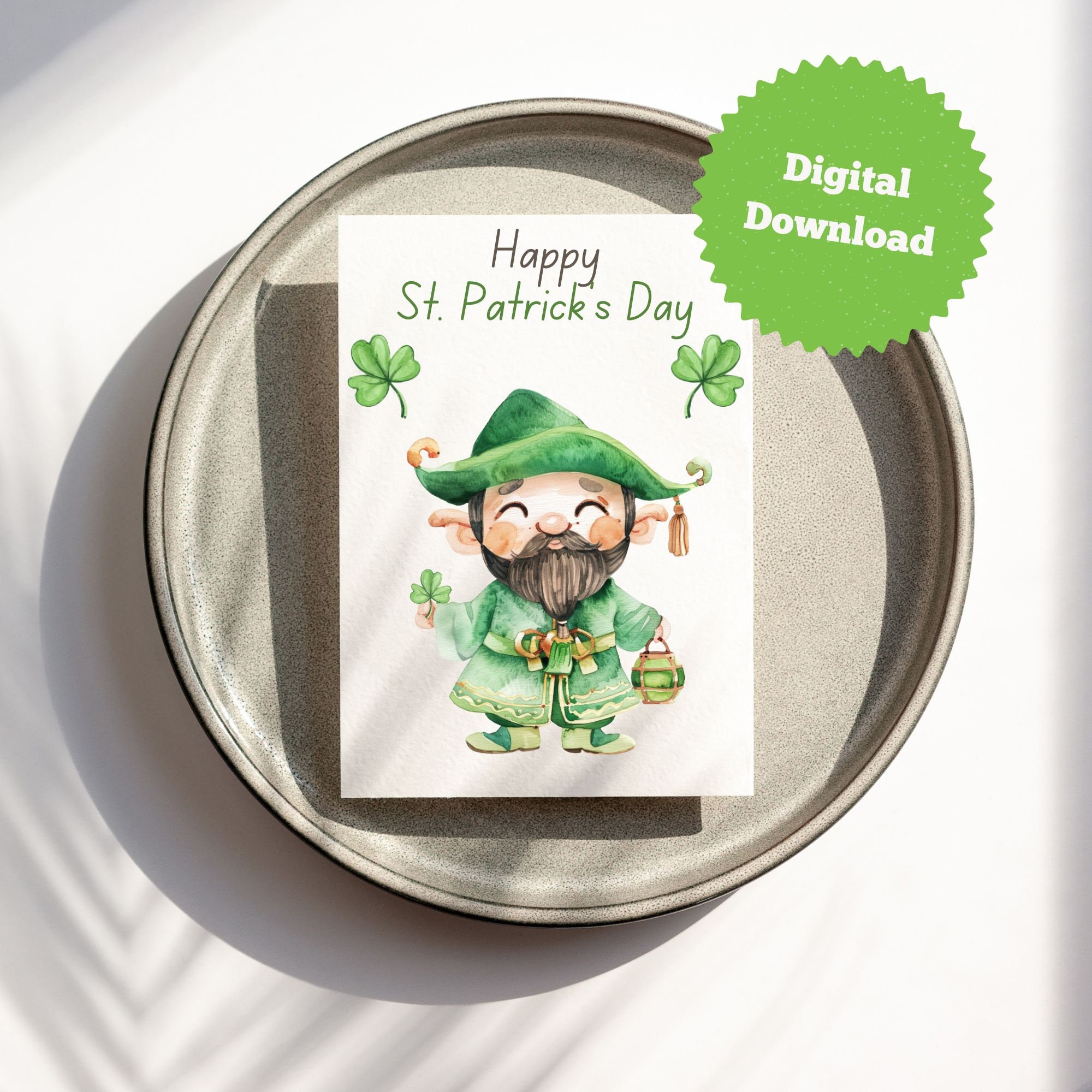 Leprechaun Watercolor Clipart, St Patricks Day, Asian Leprechaun ...