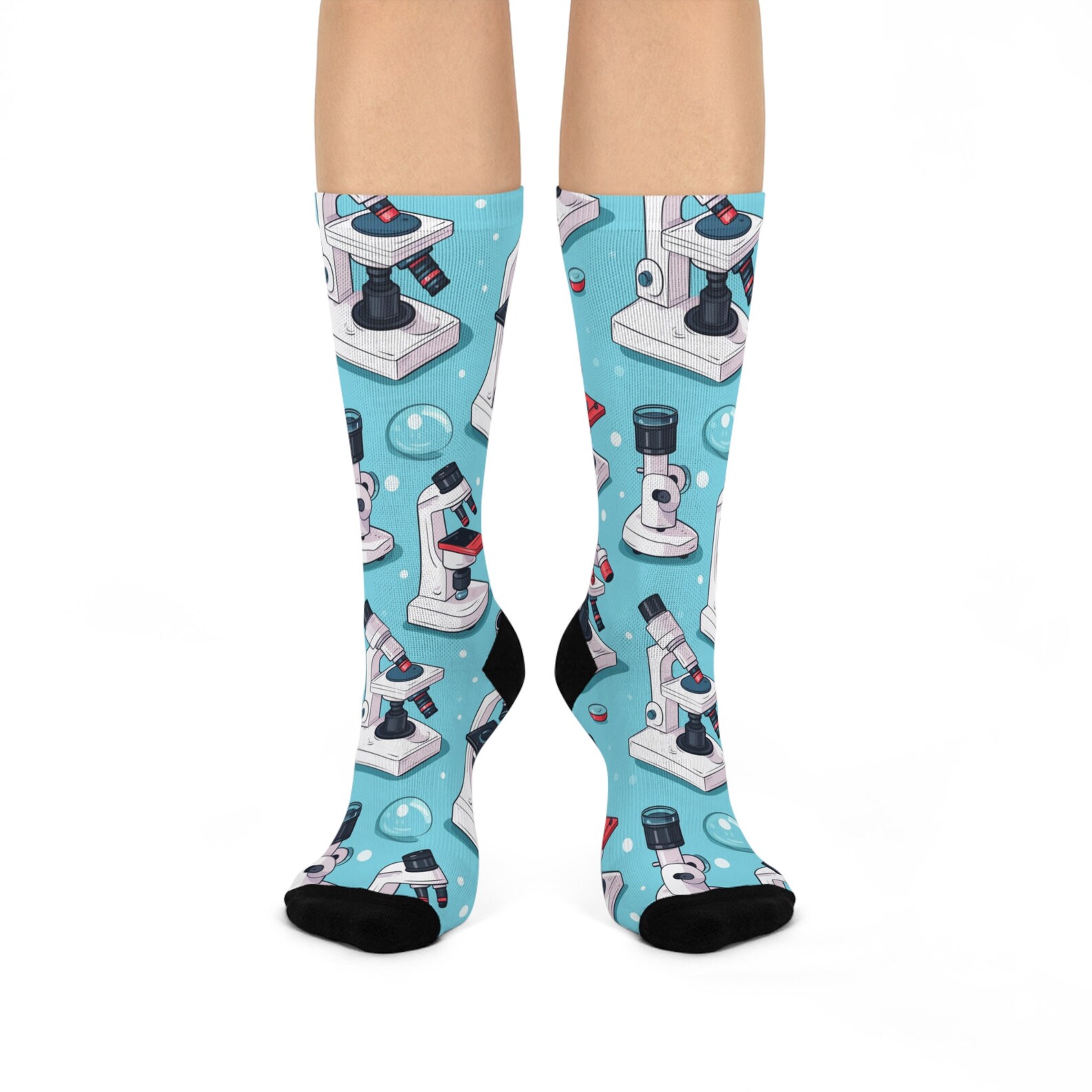 Microscope Socks, Science Teacher Socks, Geeky Biomedical Science Gift ...
