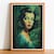 Blue Kitsch Lady 12 Art Print Inspired by Vladimir Tretchikoff, Mid ...