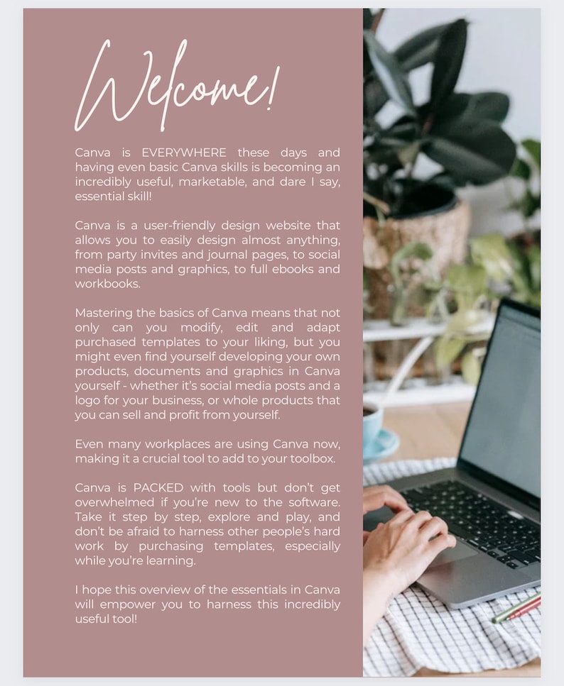 Canva How to Guide - Etsy