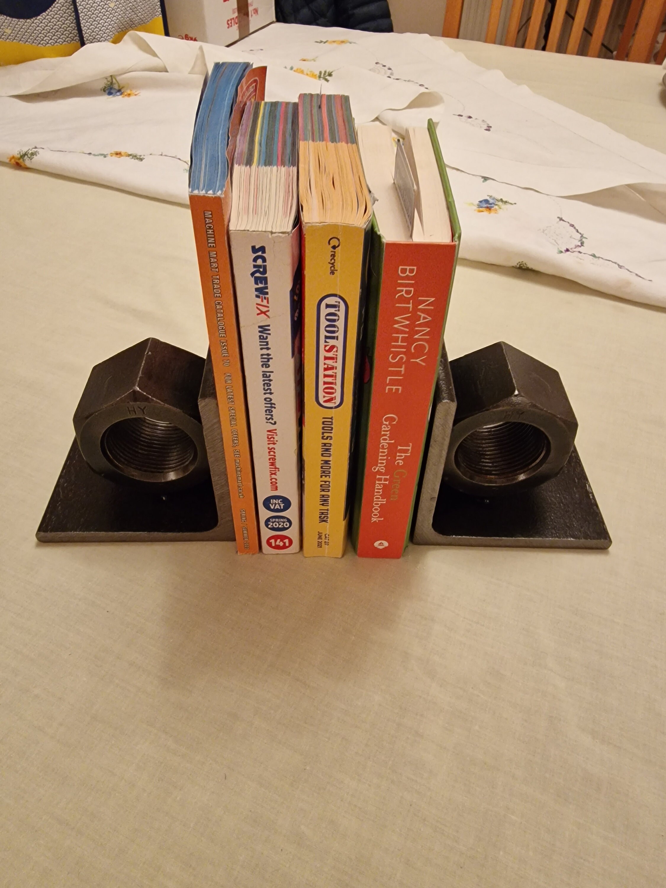 Industrial Book End Stops - Etsy UK