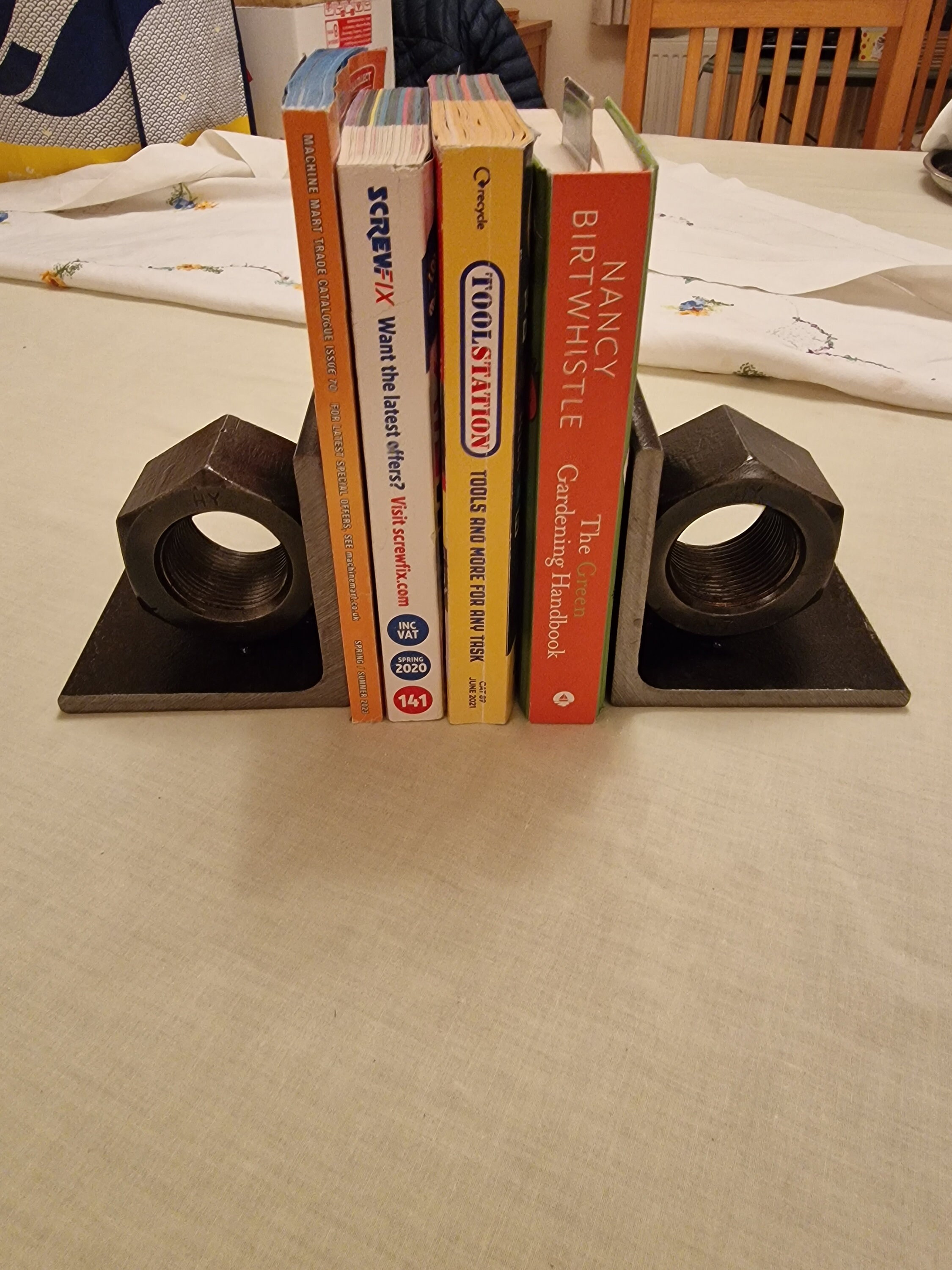 Industrial Book End Stops - Etsy UK