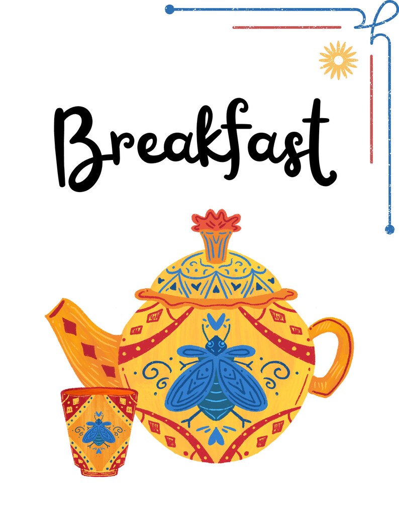 Recipe Binder Template ~ Teapots ~ Planner ~ Shopping List - Etsy