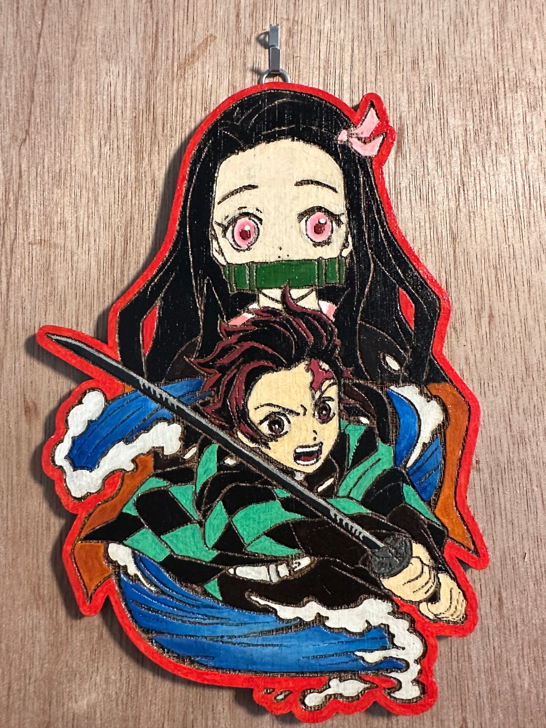 Wooden Engraved Anime Wall Art - Etsy