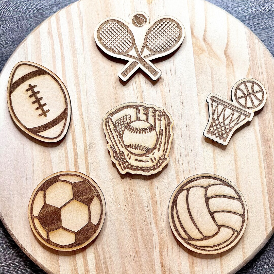 Sports Themed Magnet Set - Etsy