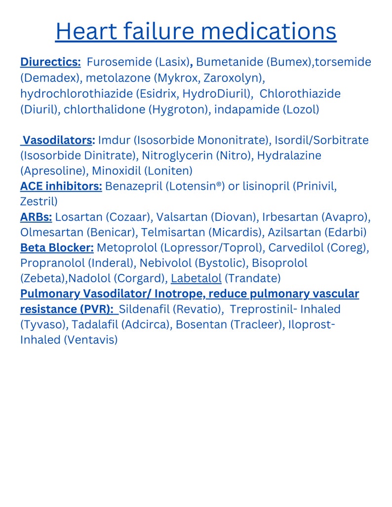 CHF Easy Guide, Congestive Heart Failure Guide, CHF Treatment, CHF ...