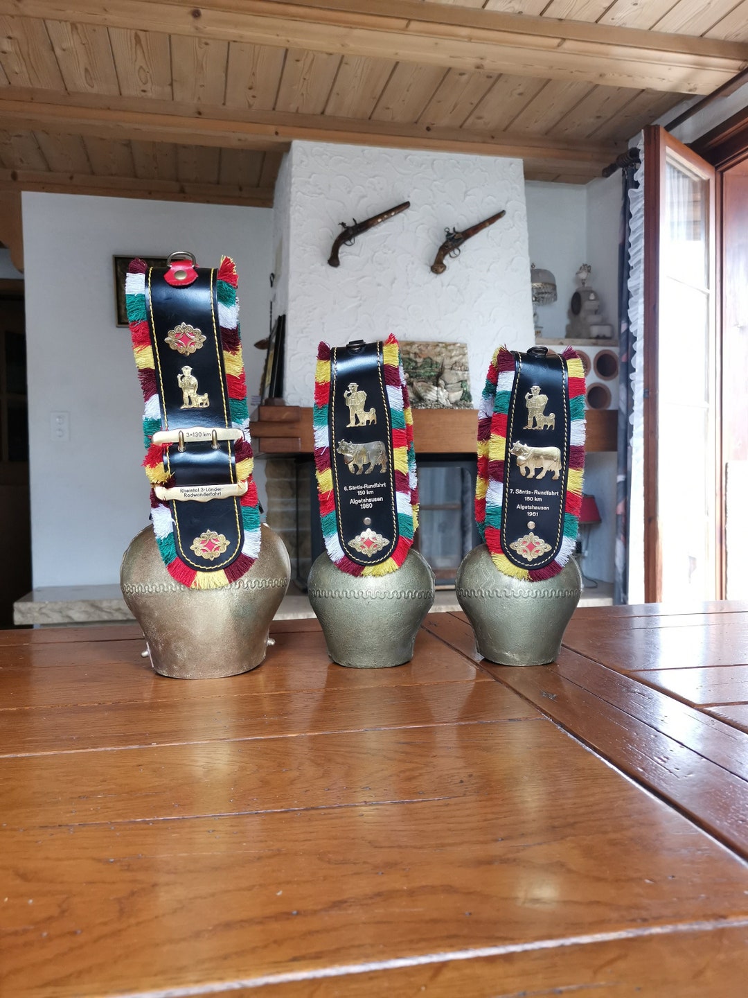 XL Large Vintage Swiss Traditional Style Cowbell is a 90's Competition ...