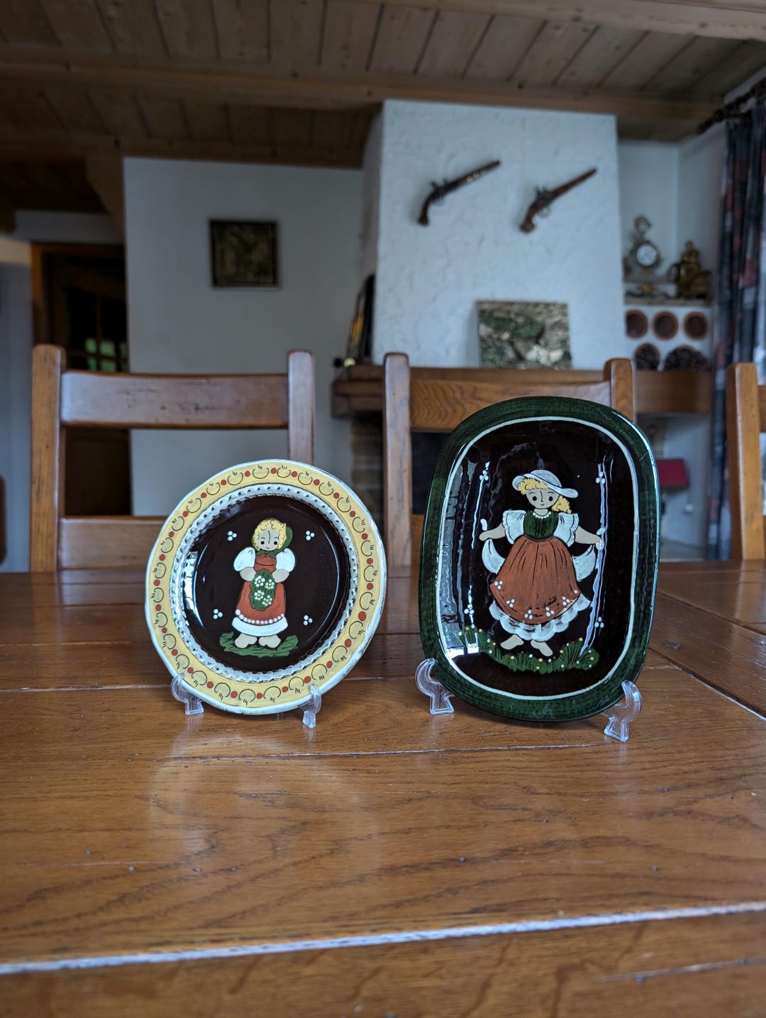 Kohler Biel Swiss Traditional Art Ceramic Small Plate With Rustic Motif ...