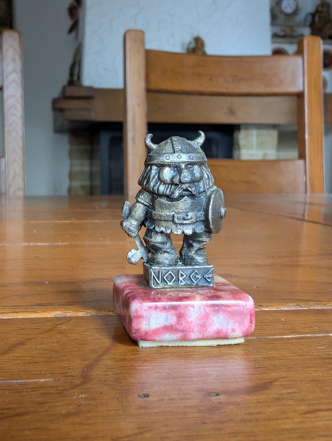 Norge Vintage Souvenir Cute Figure of a Norwegian Viking With Axe and ...