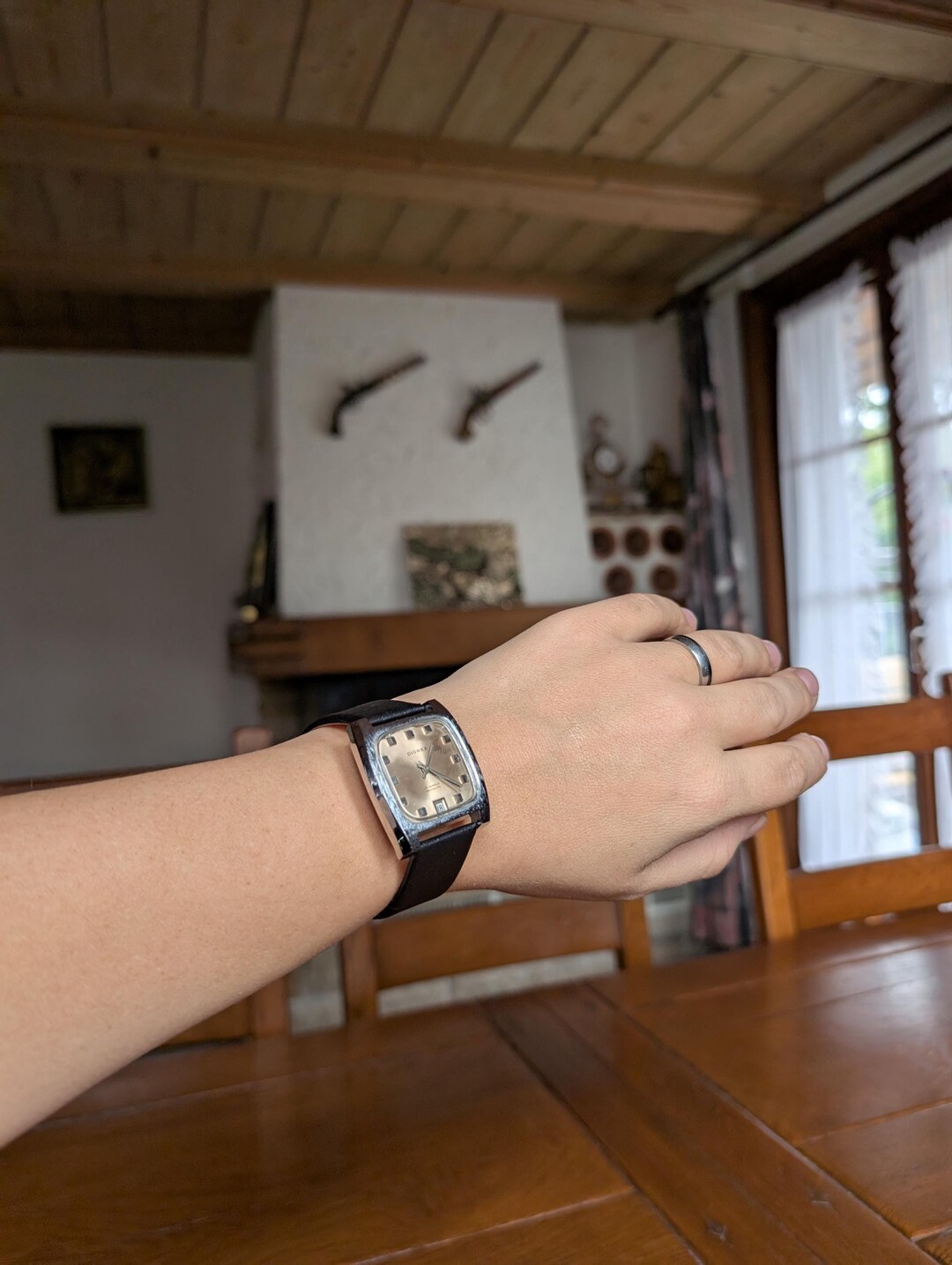 Diorex NOS Swiss Mechanical Vintage Men's Wristwatch With Square Dial ...