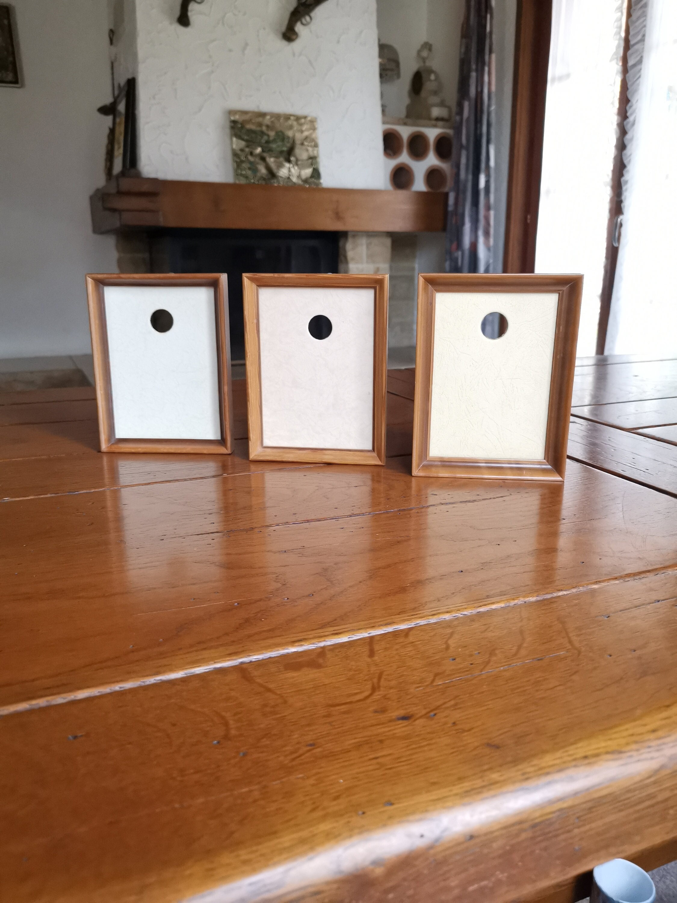 Set of 3 Very Rare Vintage Wood Photo Frames From the Protected Kora ...