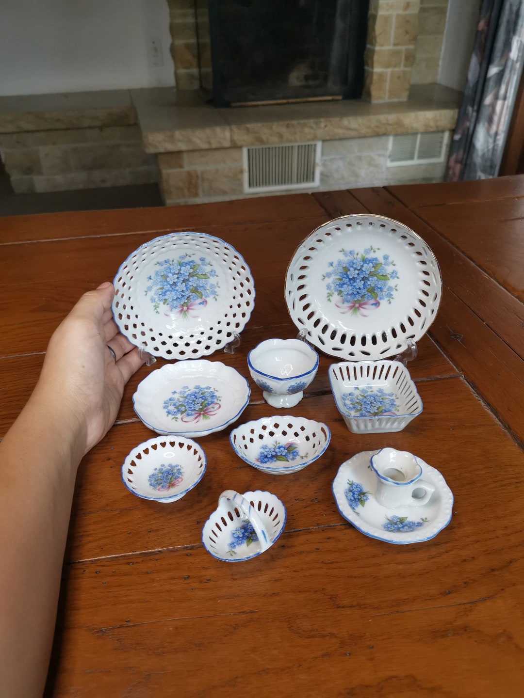 Reutter Germany Porcelain Set of Miniature Tableware From West Germany ...