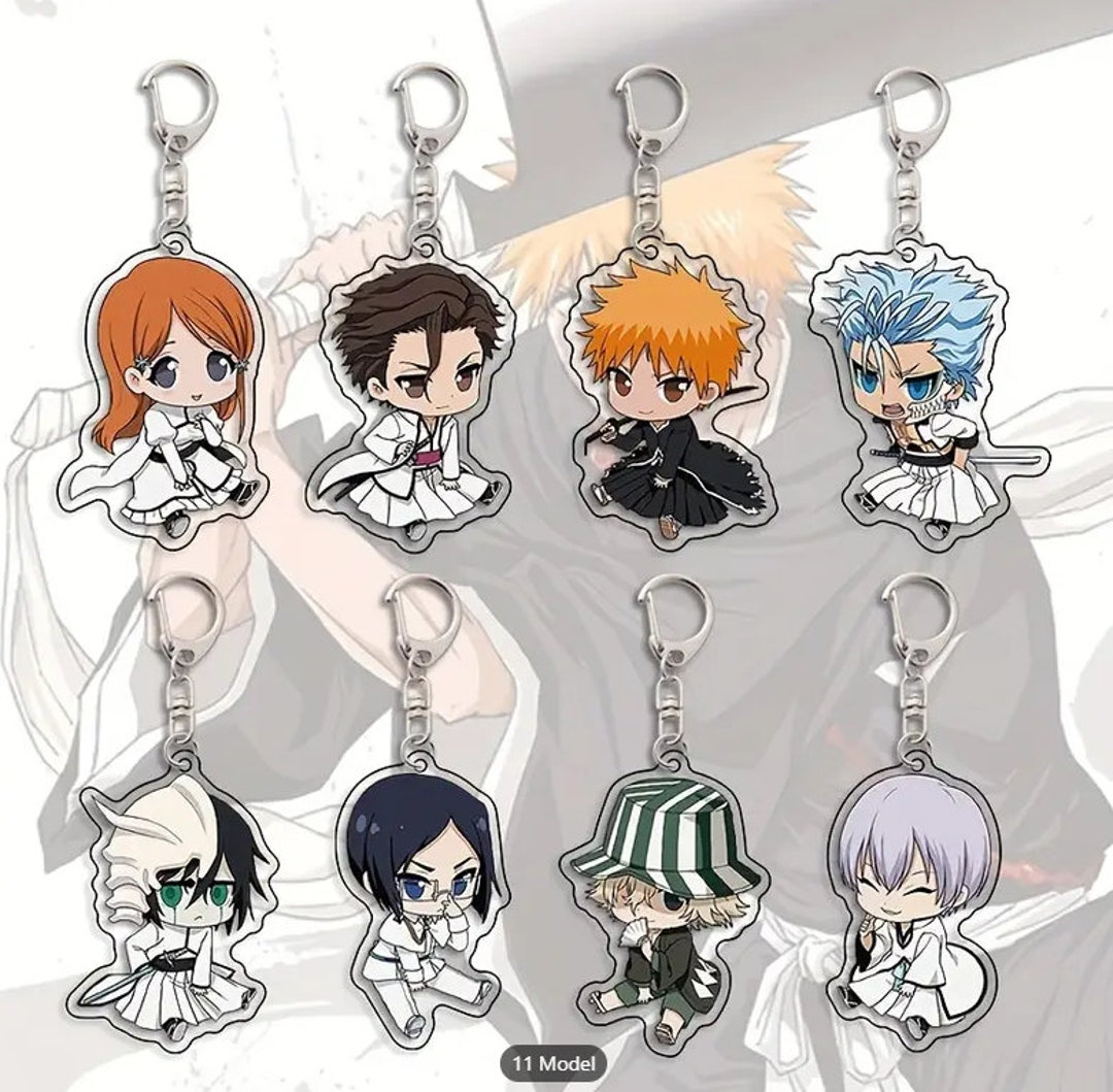 Chibi Anime Accessory Key Ring Chain - Etsy