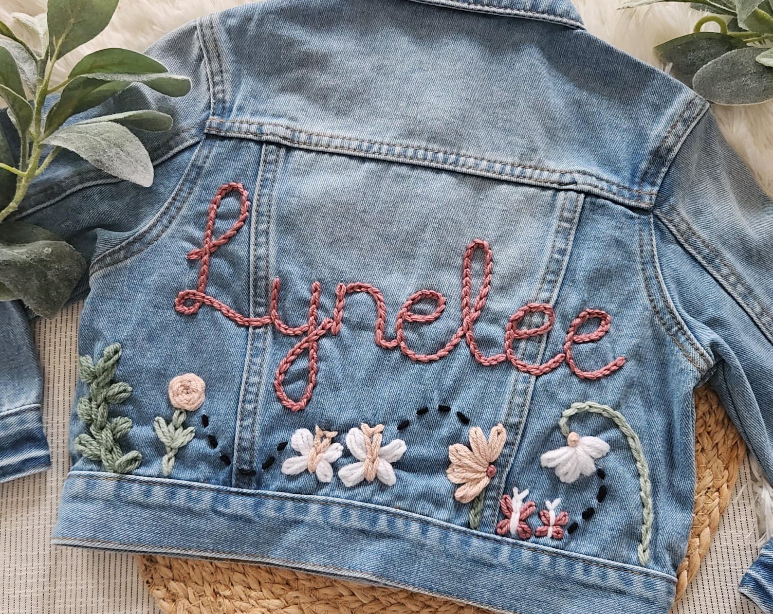 Hand Embroidered Denim Jackets. Personalized Denim Jackets, Girl Jacket ...