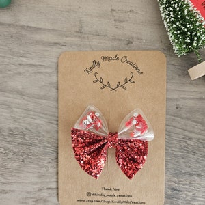 Mini Christmas Shaker Bows: Holiday Polymer Clay Filled (3 Inch) - Etsy