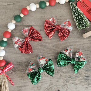Mini Christmas Shaker Bows: Holiday Polymer Clay Filled (3 Inch) - Etsy