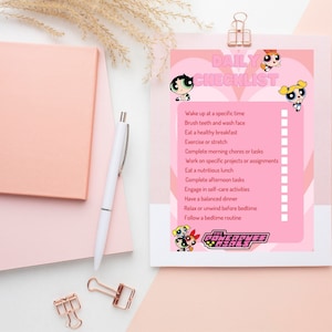 Powerpuff Girls Planner, Printable Powerpuff Girls Planner Set ...