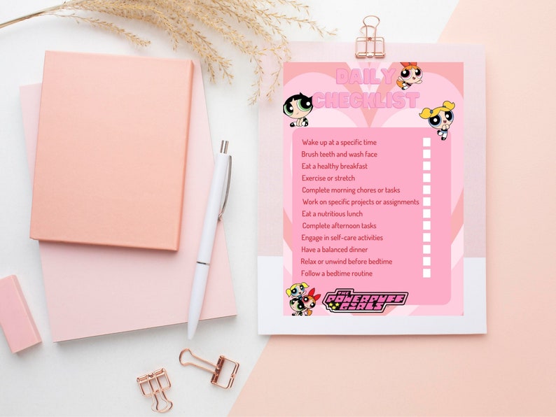 Powerpuff Girls Planner, Printable Powerpuff Girls Planner Set ...