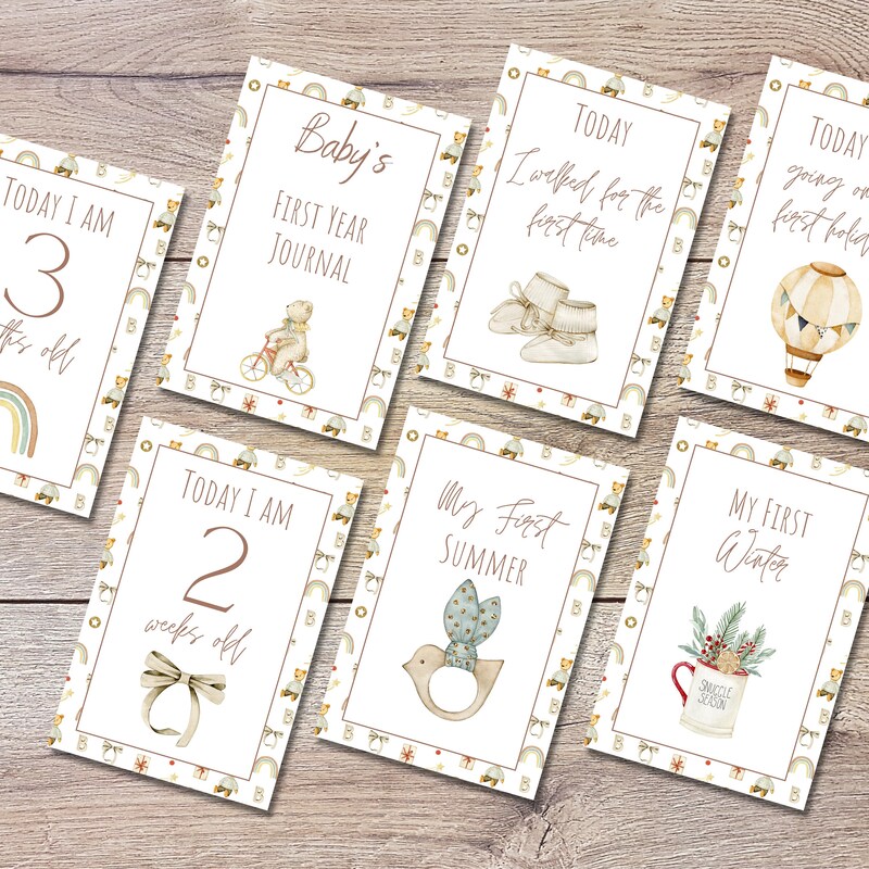 Milestone Cards - Etsy