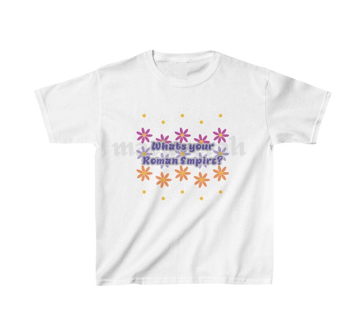 Preppy Girls Tshirt, Preppy Daisy T-shirt, Retro Kids Custom Shirt ...