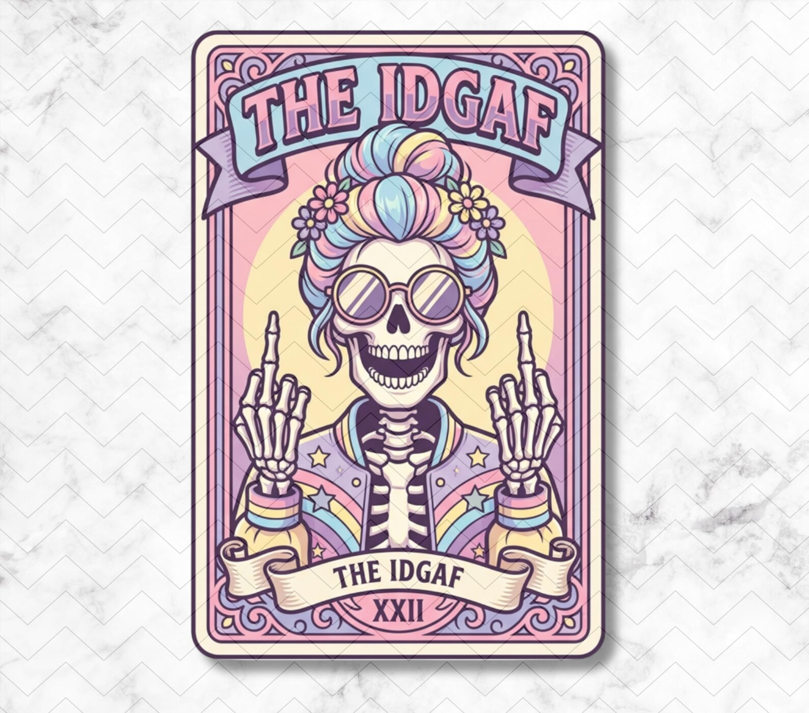 The IDGAF Tarot Card PNG, Sublimation Design (digital Download) - Etsy ...