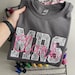 Custom MRS Lace Applique Embroidered Sweatshirt: Bridal Gift - Etsy