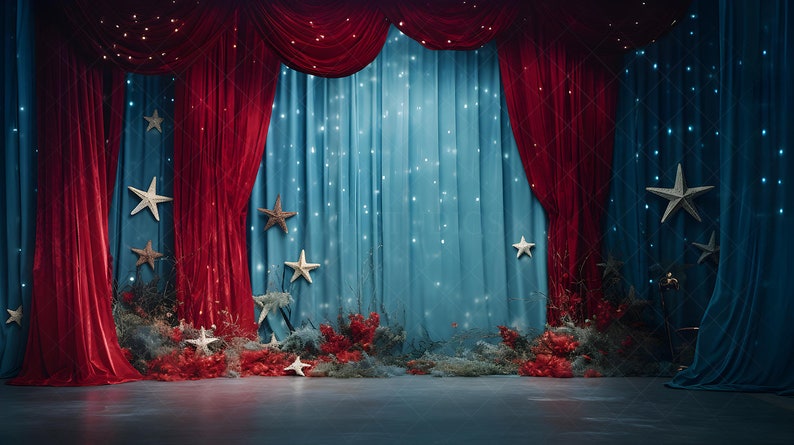 Ariel Stars - 1 Beautiful Photography Digital Background Backdrop ...