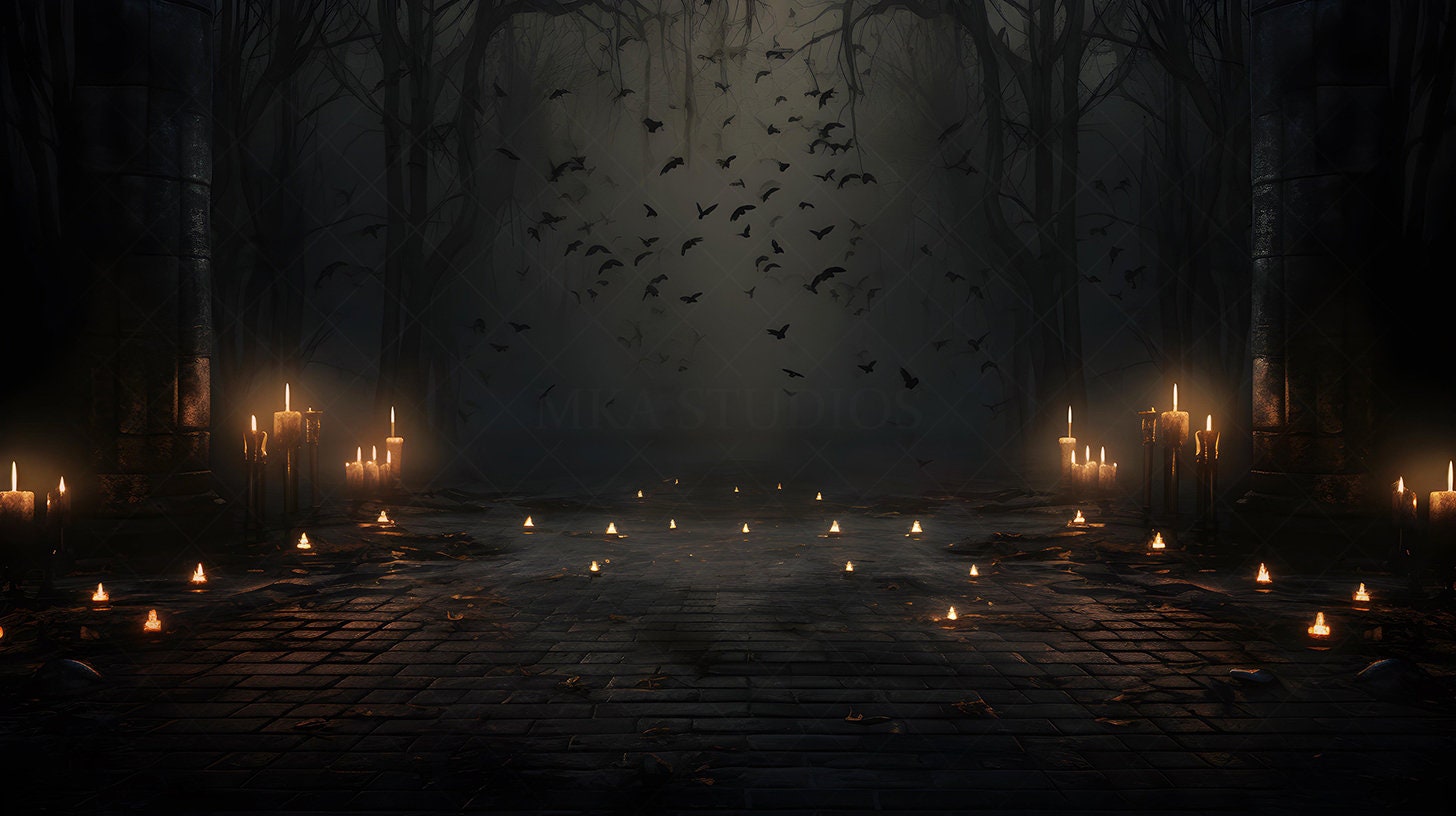 Wednesday Candles - 1 Beautiful Photography Digital Background Backdrop ...