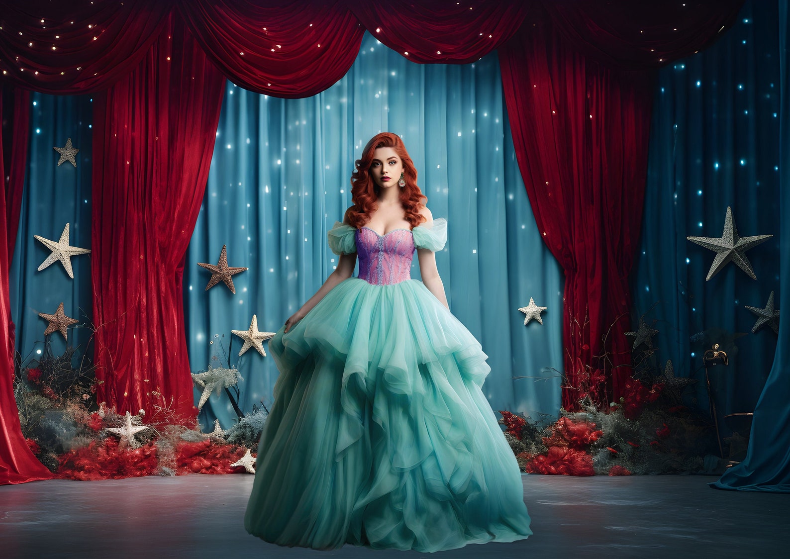 Ariel Stars - 1 Beautiful Photography Digital Background Backdrop ...