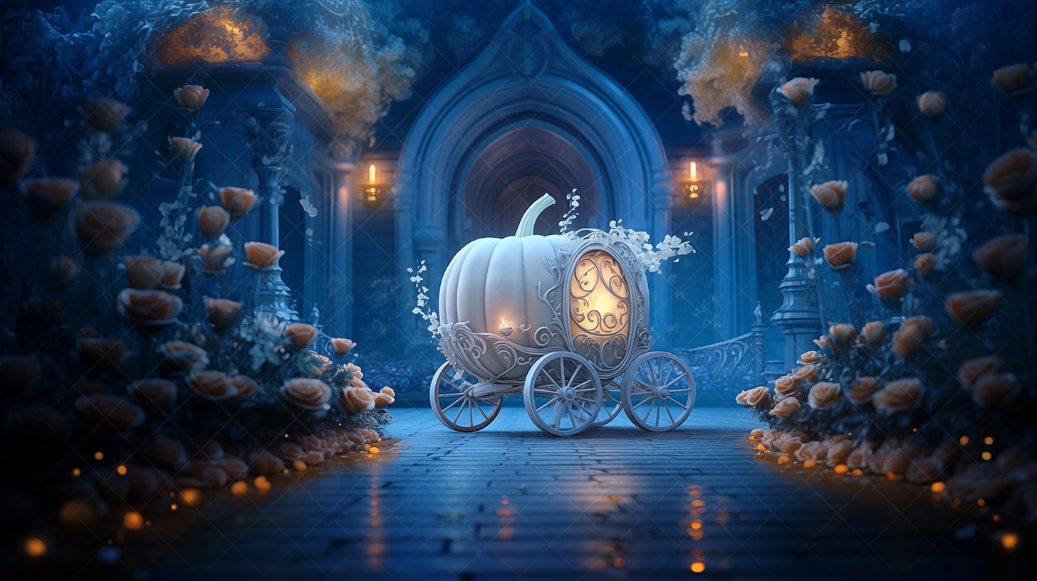 Cinderella's Carriage - 1 Beautiful Photography Digital Background ...