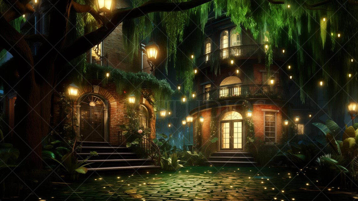 Tiana's Magical Bayou 1 Beautiful Photography Digital Background ...
