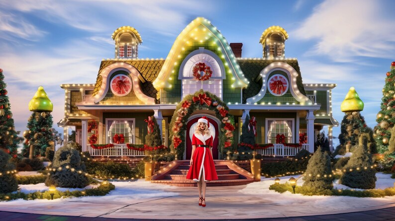 Whoville Christmas - 1 Beautiful Photography Digital Background ...