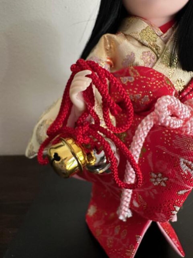 Japanese Doll "suzu" With Bells Made by Kyugetsu for Yamaha - Etsy