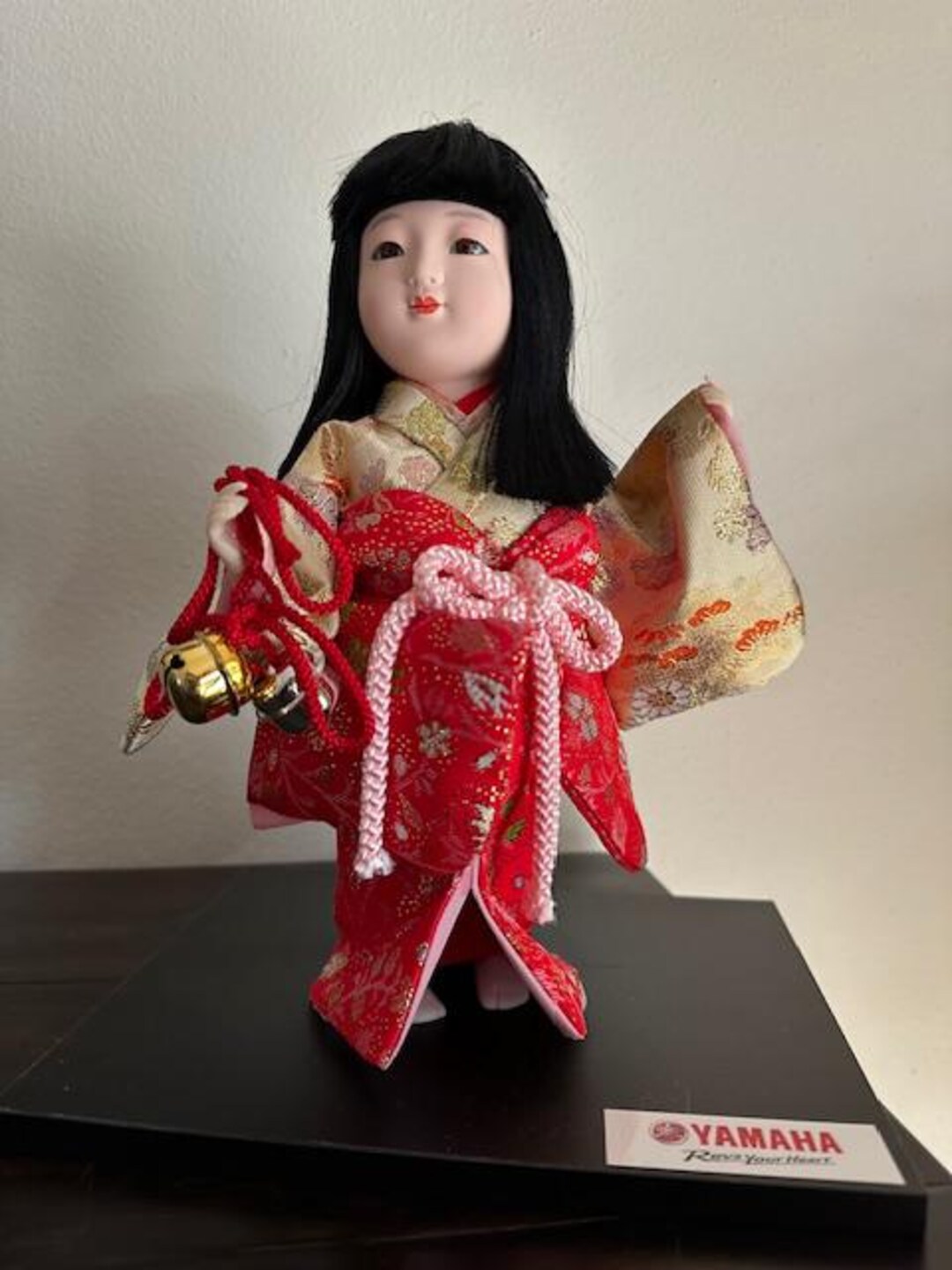 Japanese Doll "suzu" With Bells Made by Kyugetsu for Yamaha - Etsy