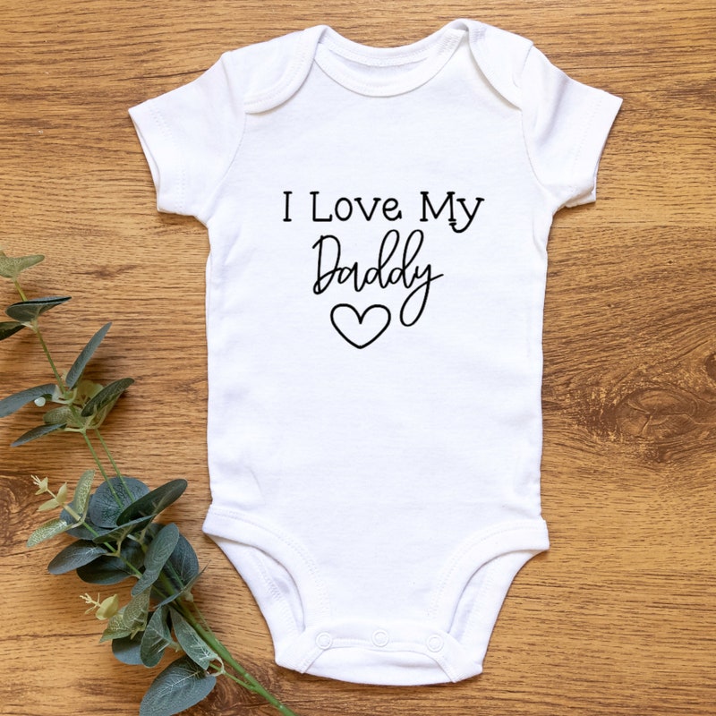 Daddy Loves Me Onesie - Etsy UK
