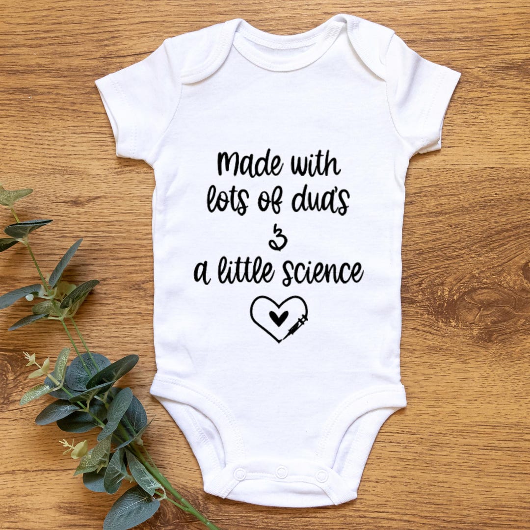 Made With Lots of Dua's L Personalised Baby Vest L Islamic Gift L ...