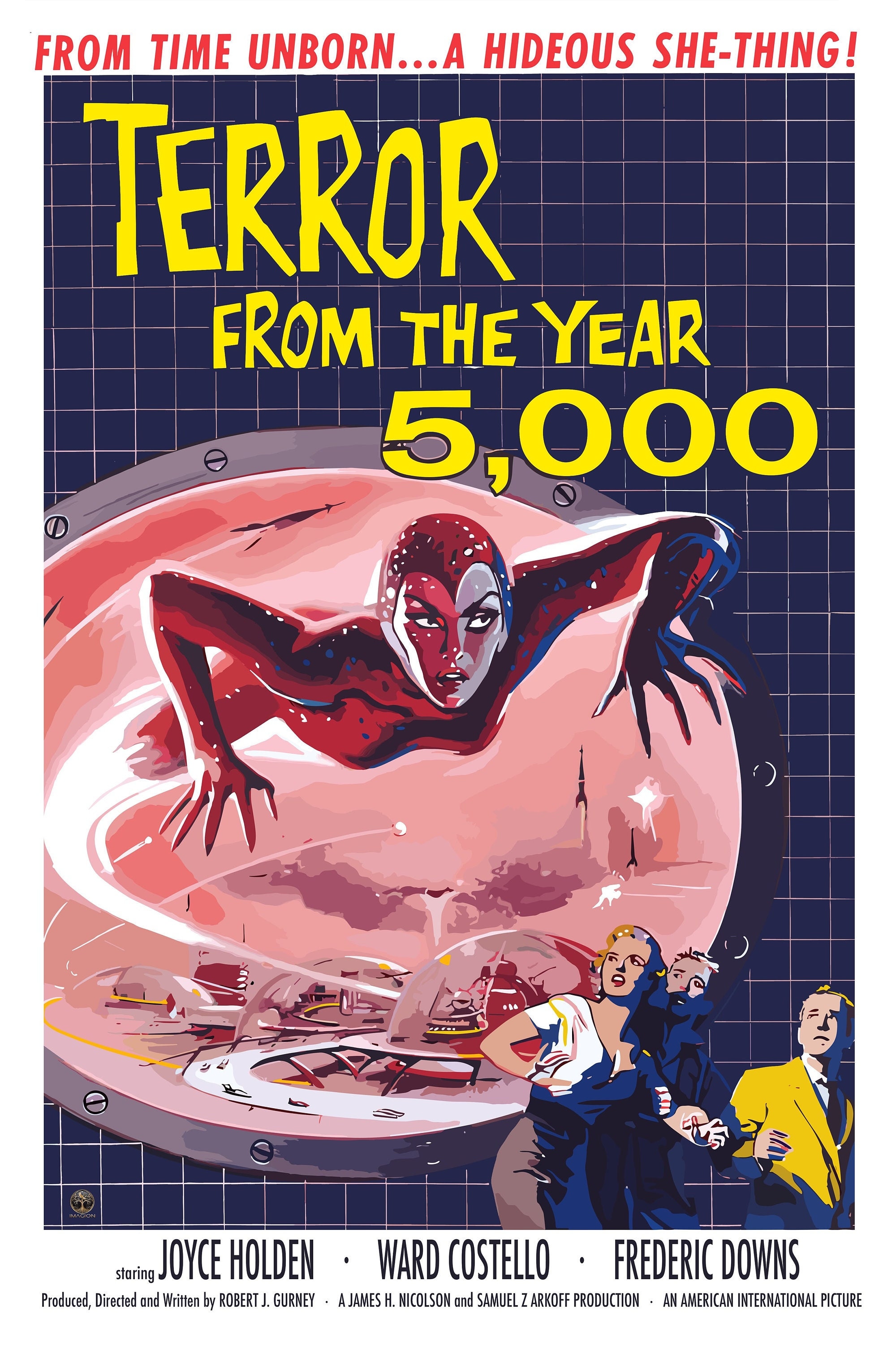 Time-travel Sci-fi Art: 'terror From the Year 5000' Movie Poster ...