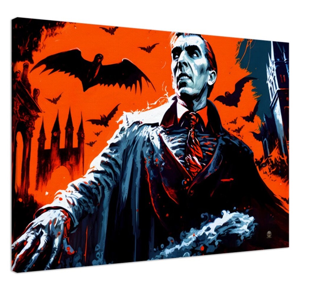 Transcendent Dracula: Vampire Lord's Hypnotic Gaze Amidst Gothic Spires ...