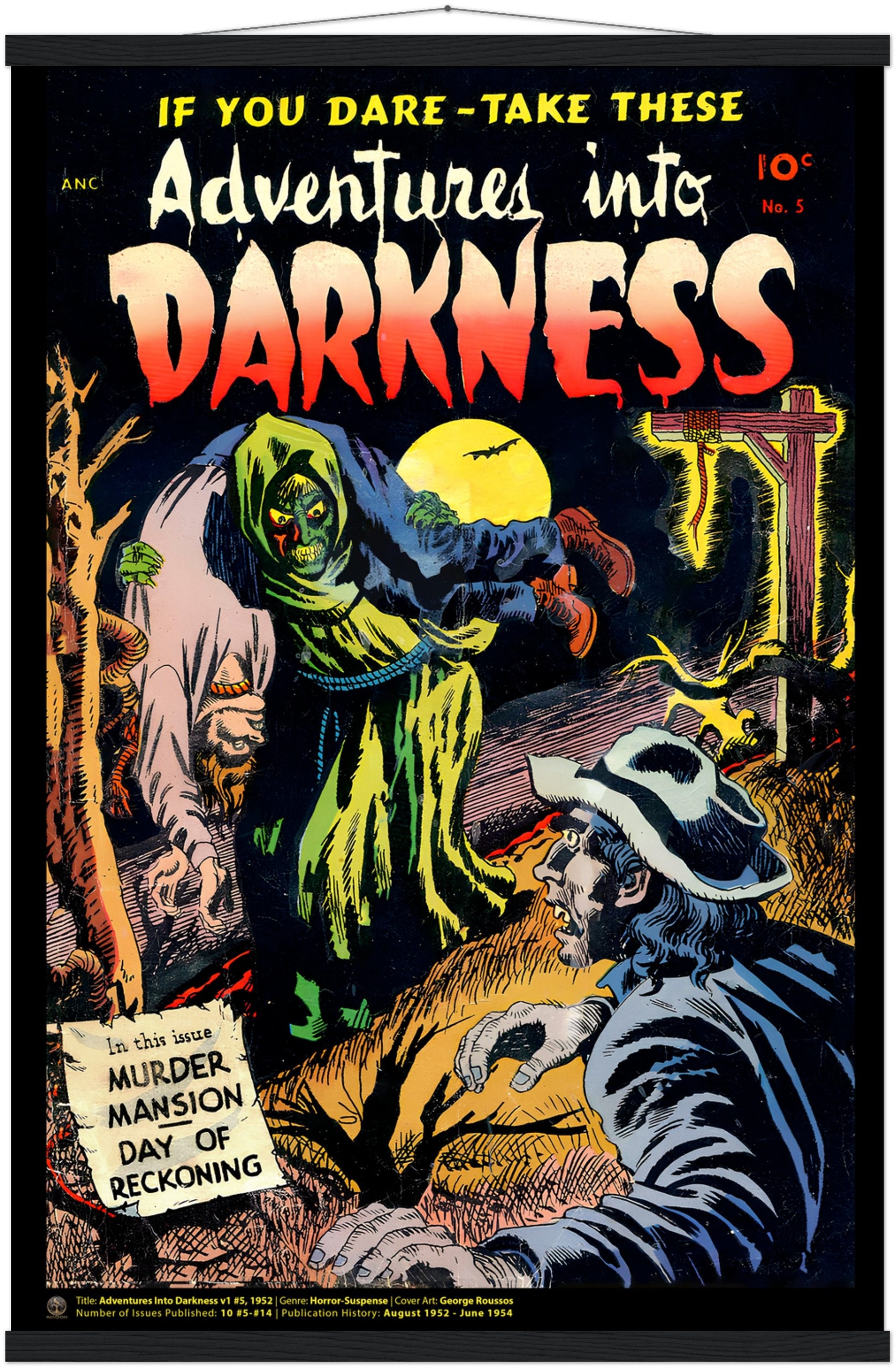 Ghoulish Nightmares: Vintage Horror Comic Art Adventures Into Darkness ...