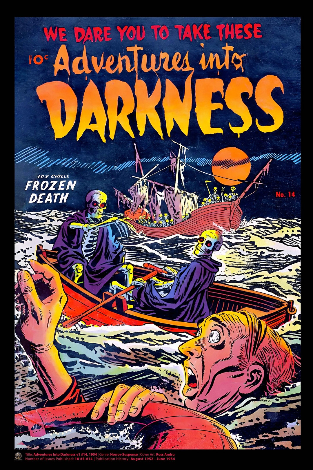 Ocean of Terror: Vintage Horror Comic Art | Adventures Into Darkness ...
