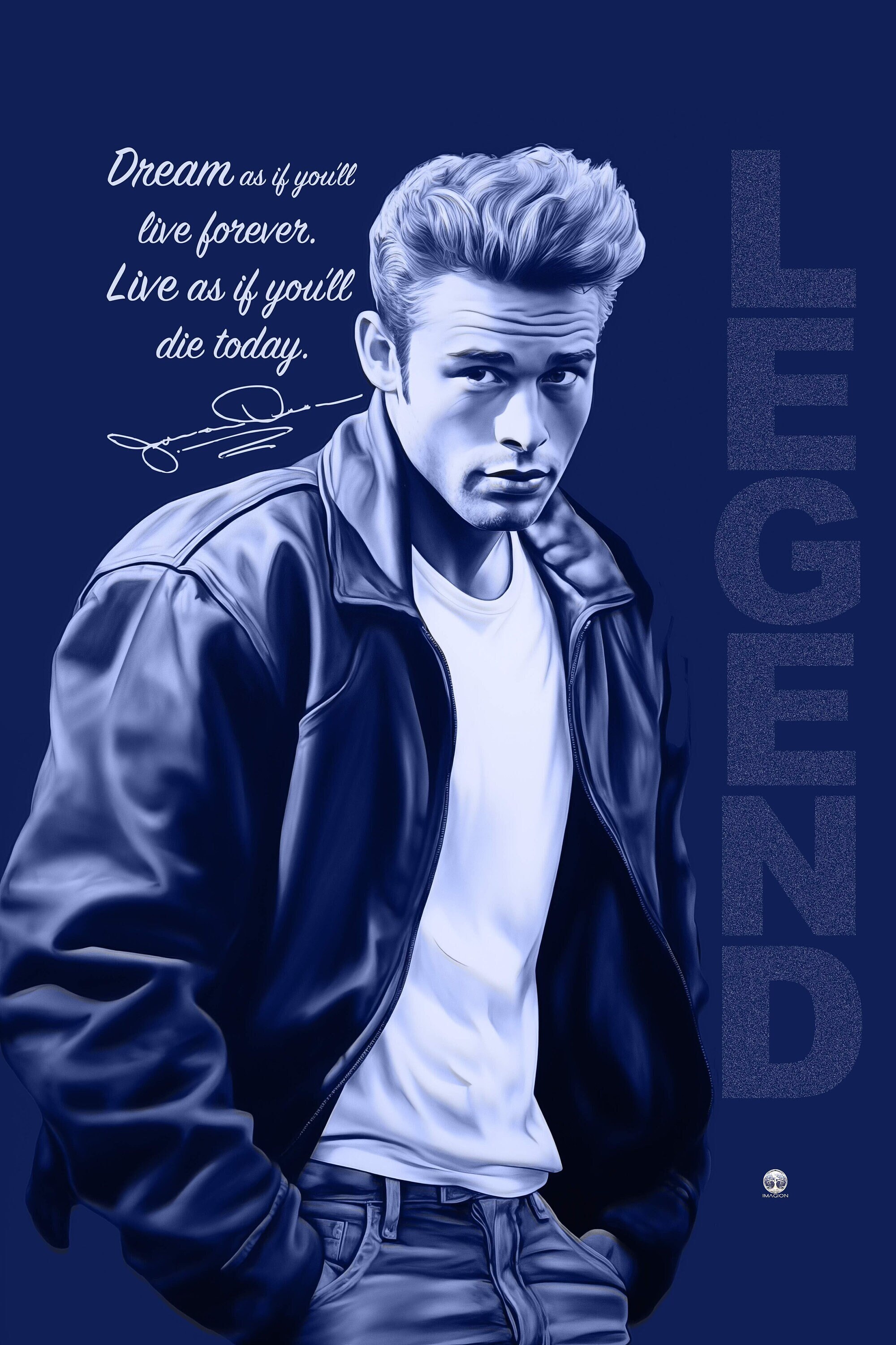 Rebel's Essence: James Dean's Timeless Swagger | Digital Sketch ...