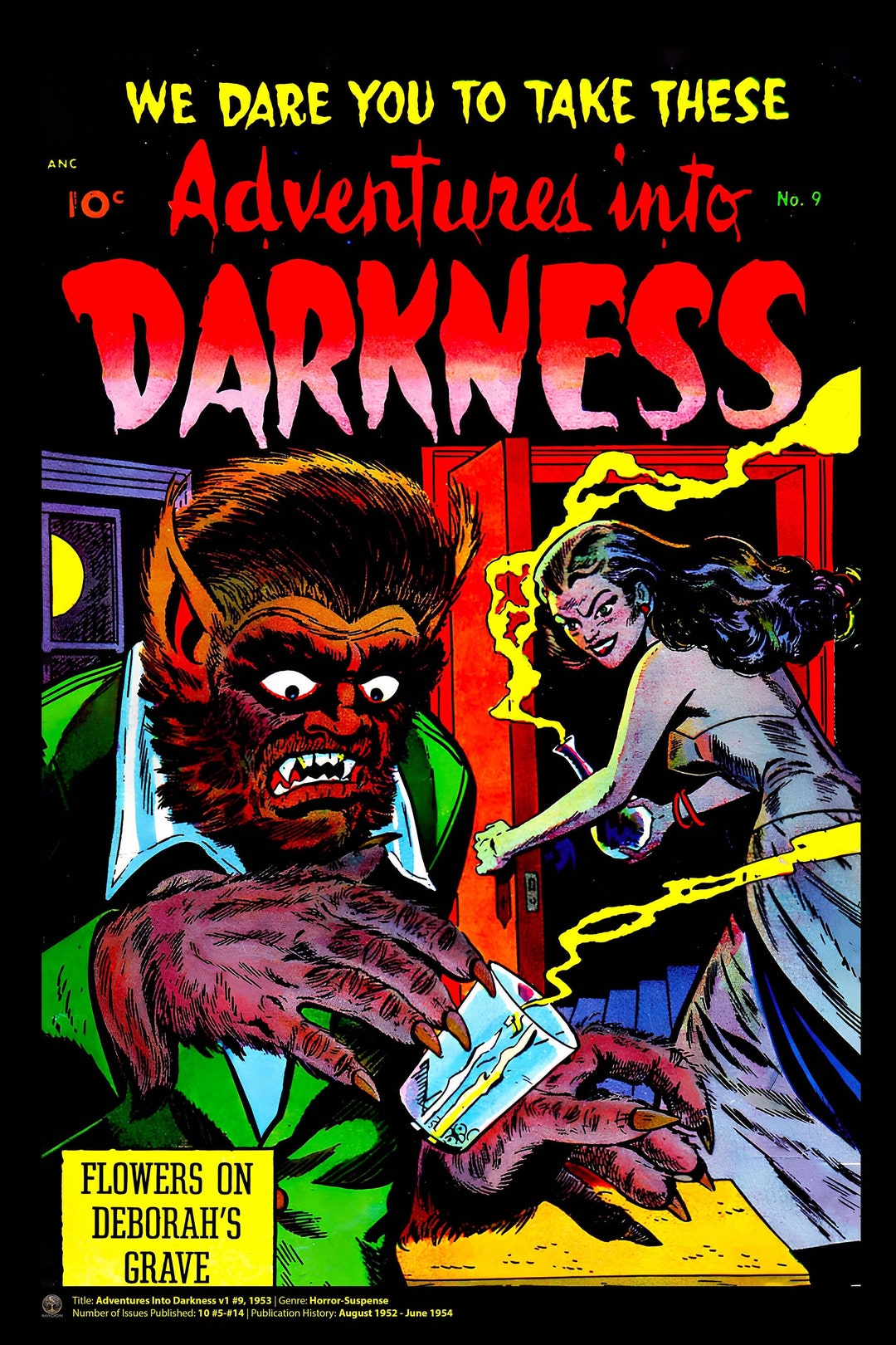 Moonlit Metamorphosis: Vintage Horror Comic Art | Adventures Into ...