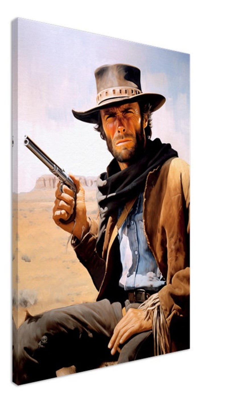 The Good, the Bad and the Ugly: Clint Eastwood's Digital Oil Portrait ...