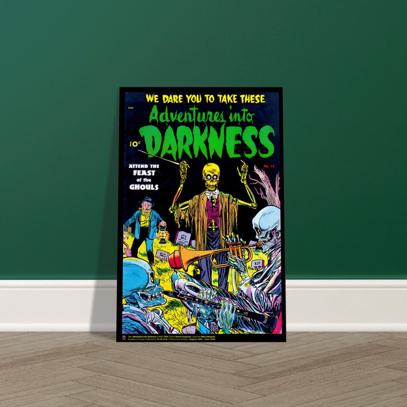 Graveyard Symphony: Vintage Horror Comic Art | Adventures Into Darkness ...