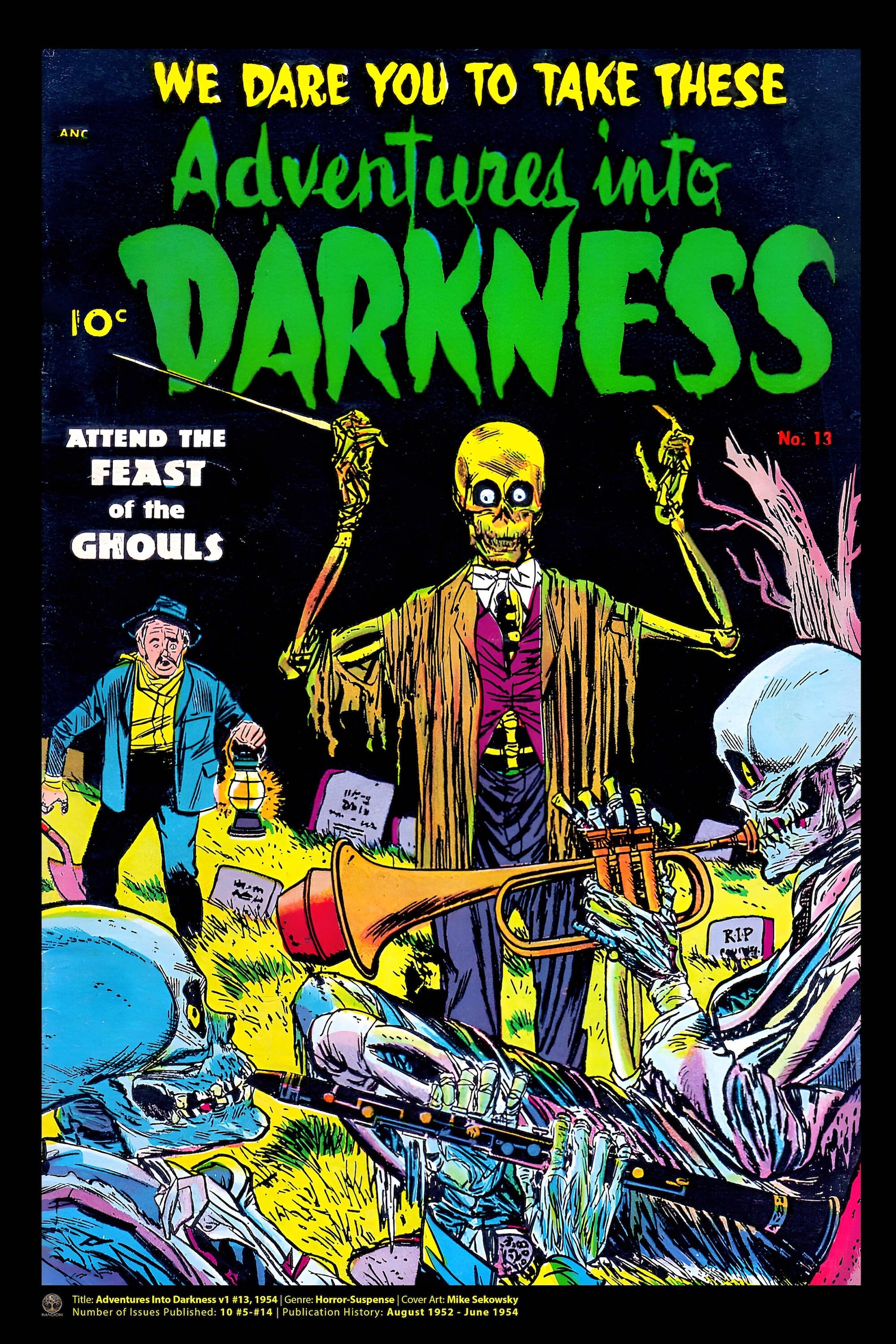 Graveyard Symphony: Vintage Horror Comic Art | Adventures Into Darkness ...