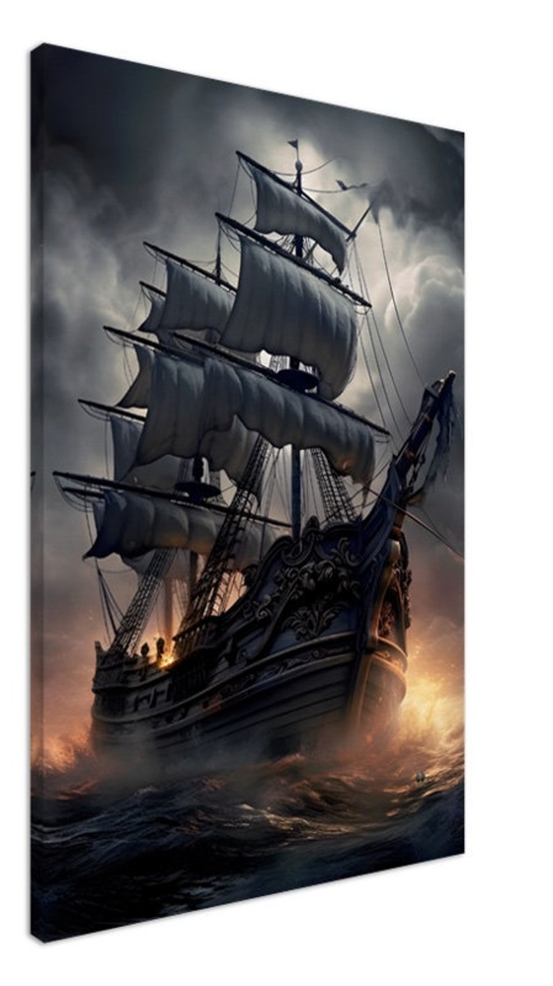 Resilient Galleon: Majestic Ship Emerges From Turbulent Seas After ...