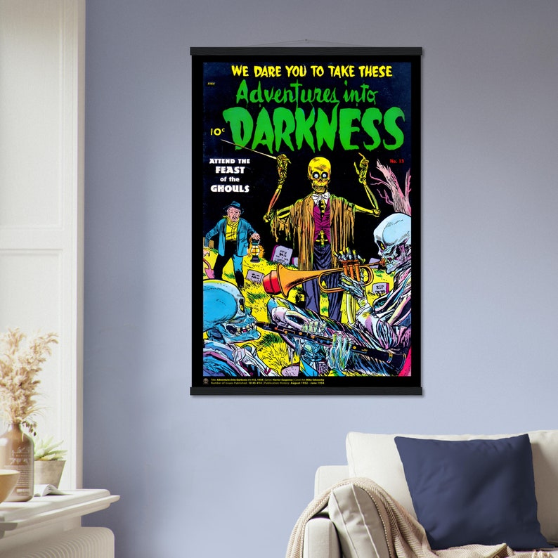 Graveyard Symphony: Vintage Horror Comic Art | Adventures Into Darkness ...