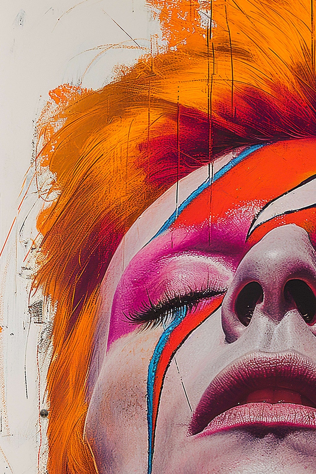 Fiery Reverie: David Bowie's Vibrant Legacy - Exclusive Digital ...