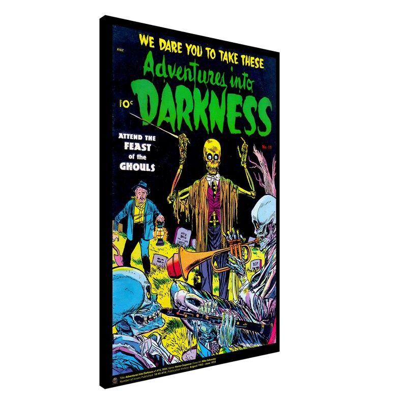 Graveyard Symphony: Vintage Horror Comic Art | Adventures Into Darkness ...